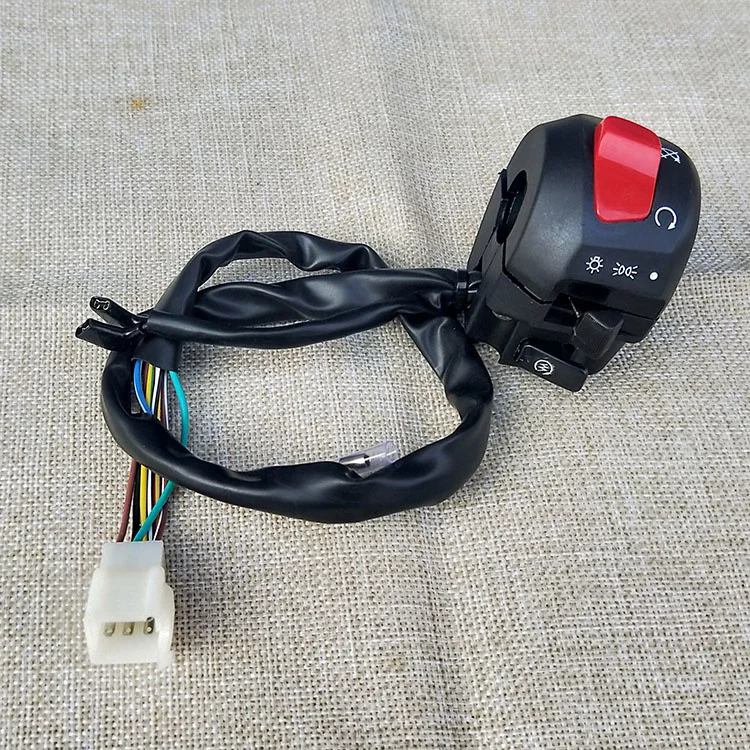 Motorcycle-Accessories-Original-Guosan-Left-and-Right-Handle-Switch-Holder-Ignition-Horn-Double ...