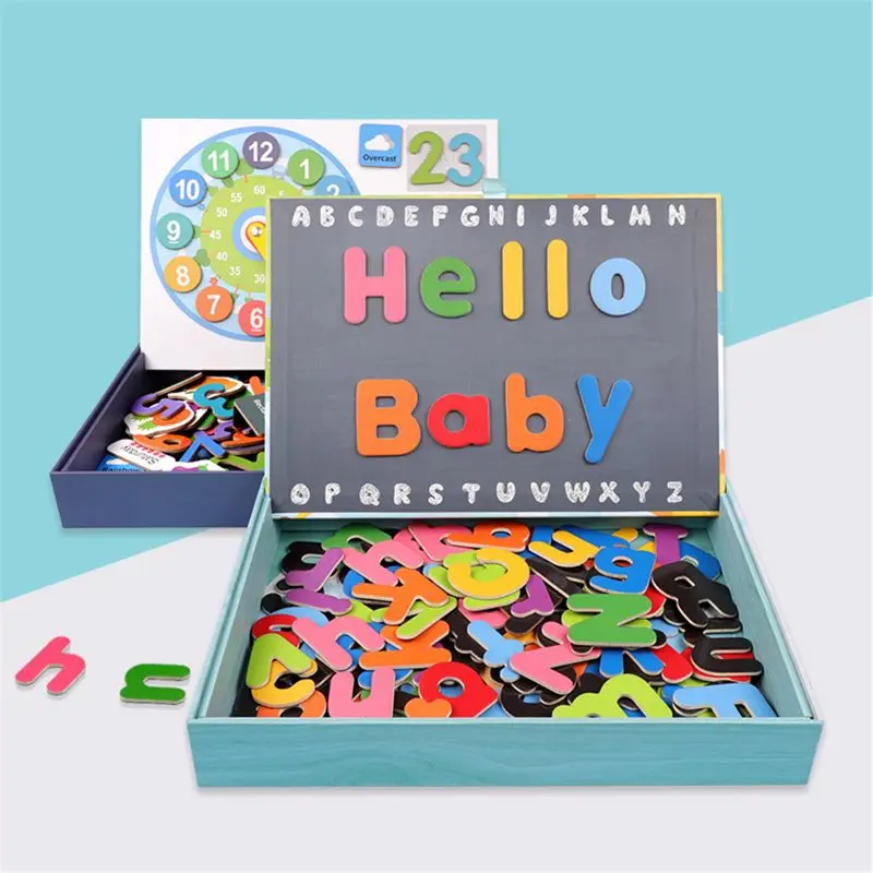 Magnetic Letters Uppercase Lowercase Foam Alphabet ABC Magnets Toy ...