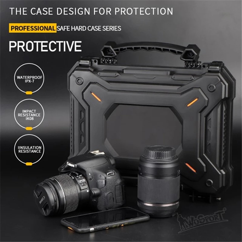 Other Outdoors - Tactical Gun Pistol Camera Protective Case Safety Case ...