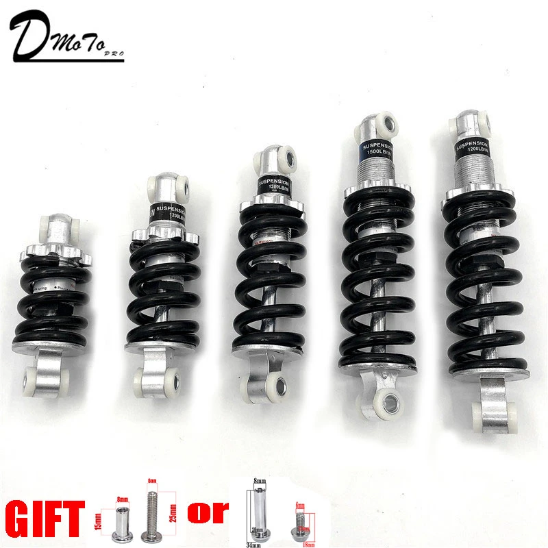 100mm 125mm 150mm 180mm 190mm 200mm Rear Suspension Shock For 47cc 49cc Super Minimoto Atv ...