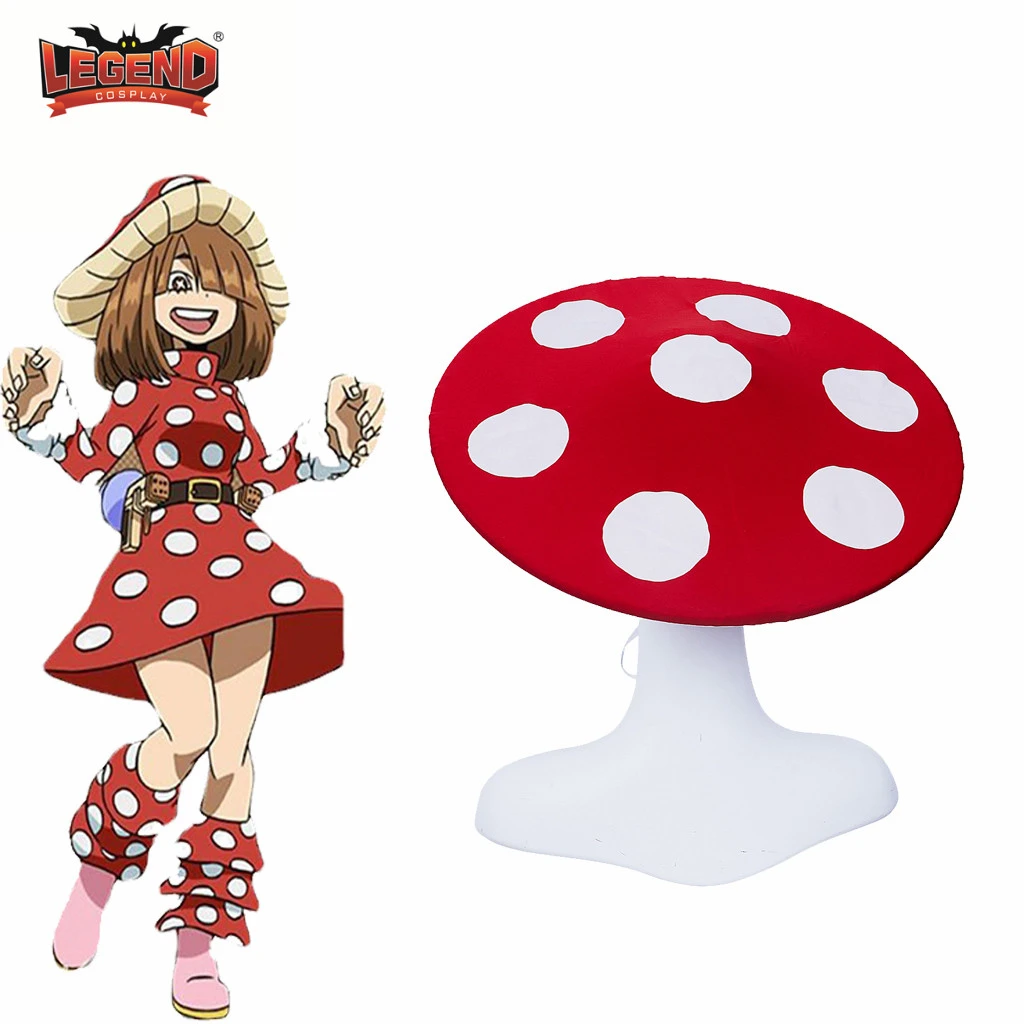 My Hero Academia Kinoko Komori คอสเพลย์เครื่องแต่งกายหมวก Boku ไม่มีสี ...