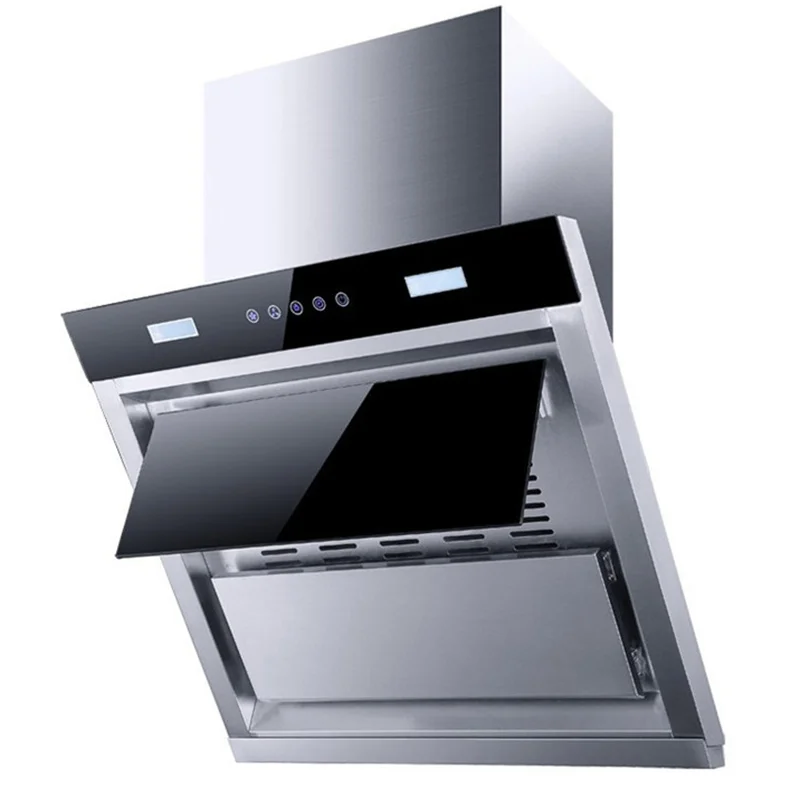 Range Hood Home Stainless Steel 600MM Wide Side Suction Large Air ...
