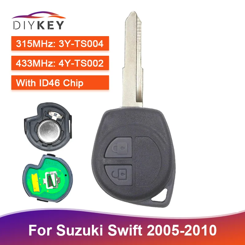 DIYKEY-For-Suzuki-Swift-2005-2006-2007-2008-2009-2010-ID46-Chip-Remote ...