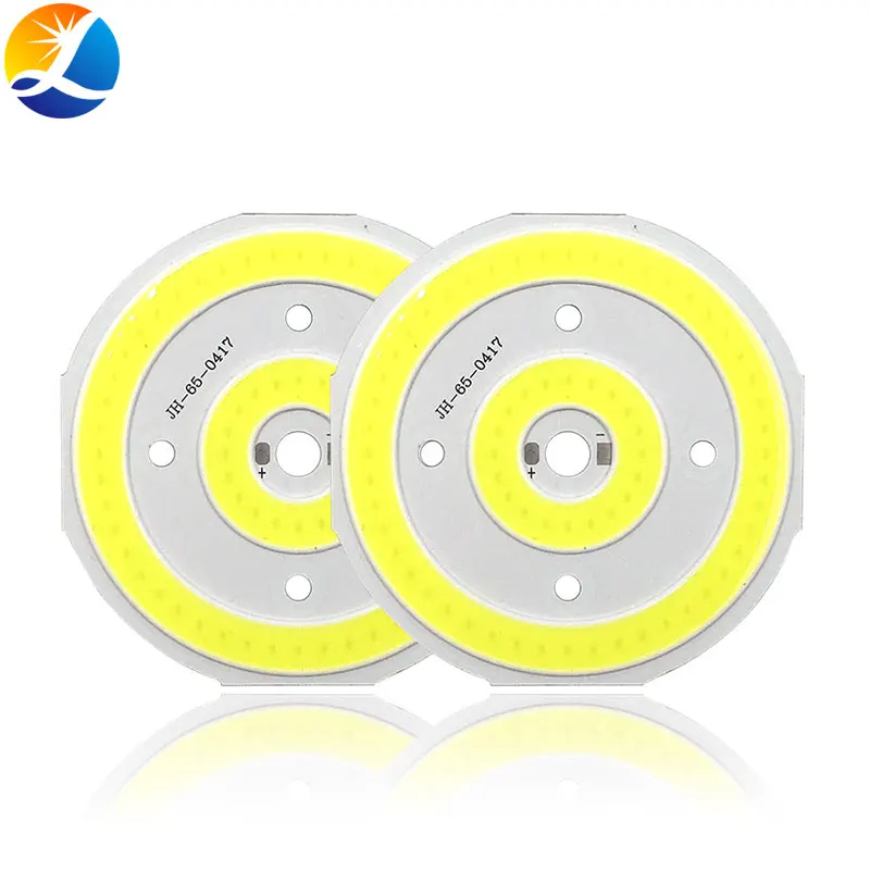 Dropshipping 65mm Diameter Round DC12V COB LED 20W LED Light Bulb Cold ...