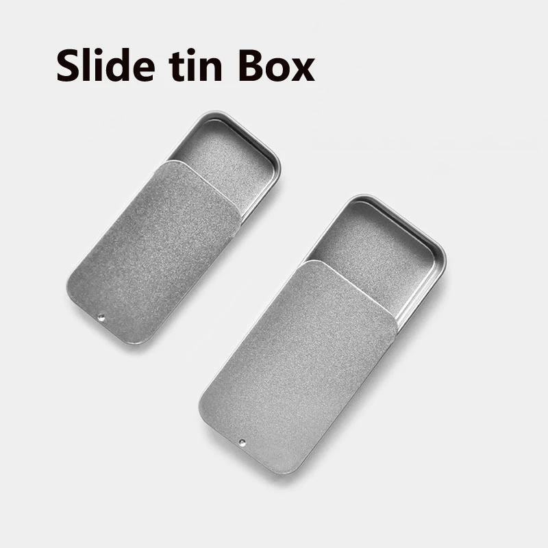 20pcs empty mint sliding tin box Metal packaging Slide die lid Tins ...
