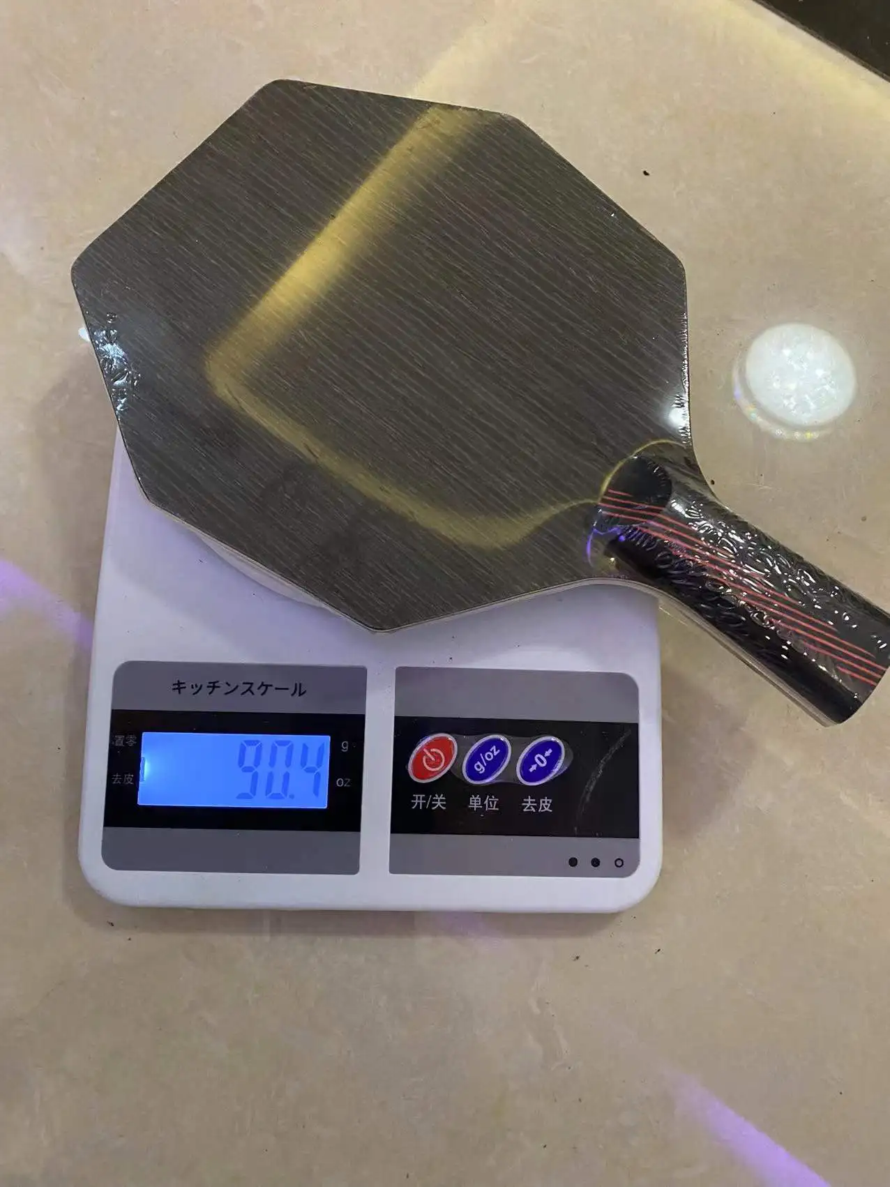 Straight-Horizontal-Grip-FL-Handle-Table-Tennis-Blade-Ping-Pong-Racket ...