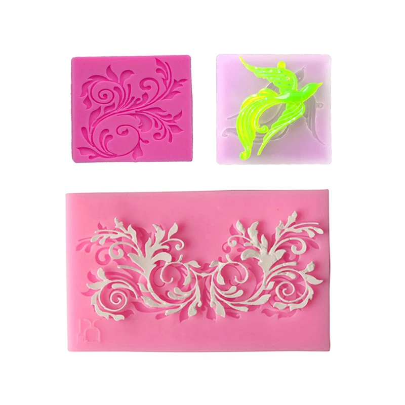 Free Shipping Phoenix Wings Lace Cooking Tools Fondant Shaped Baking ...