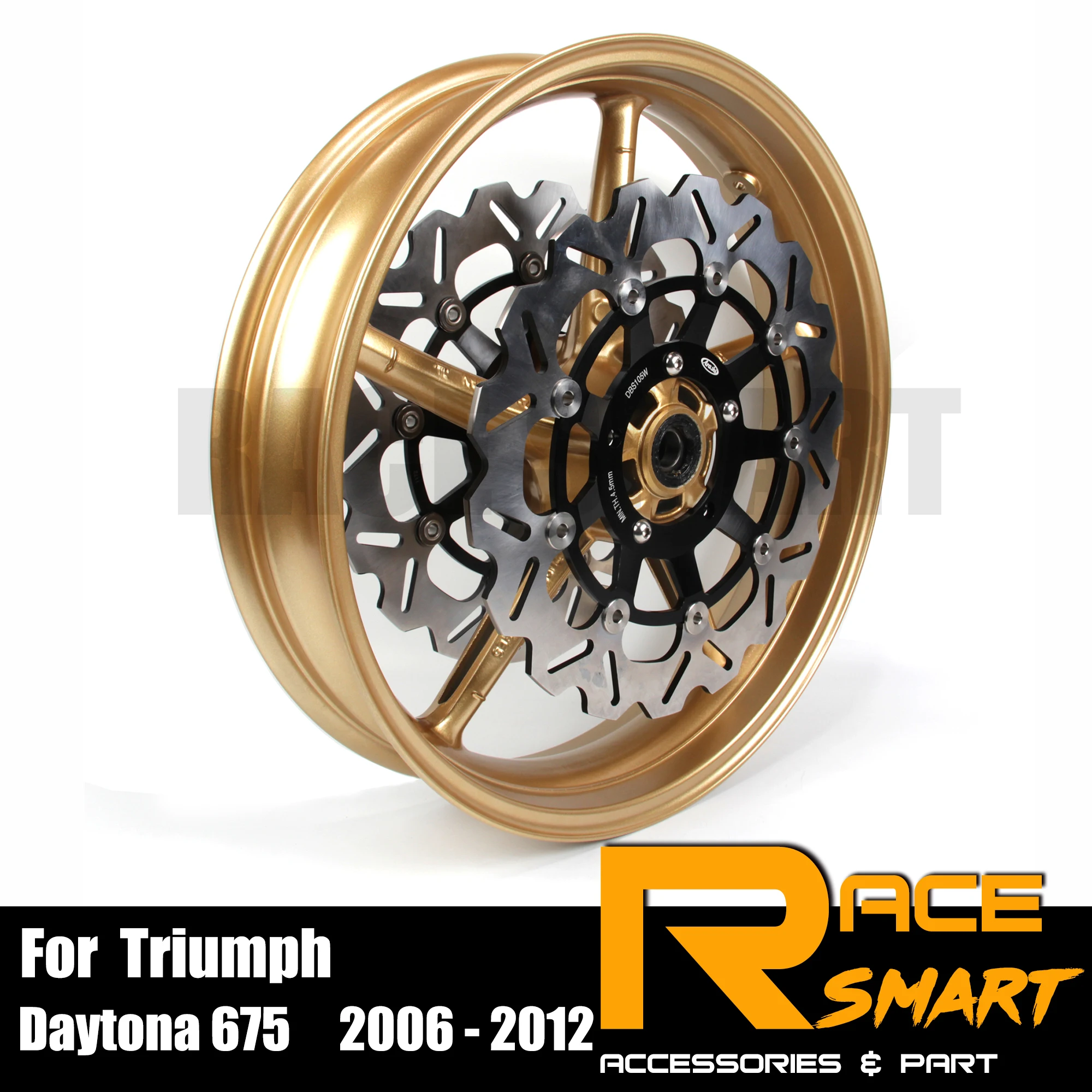 Motorcycle Wheel Rim For Triumph Street Triple 675 2007 2012 Front ...