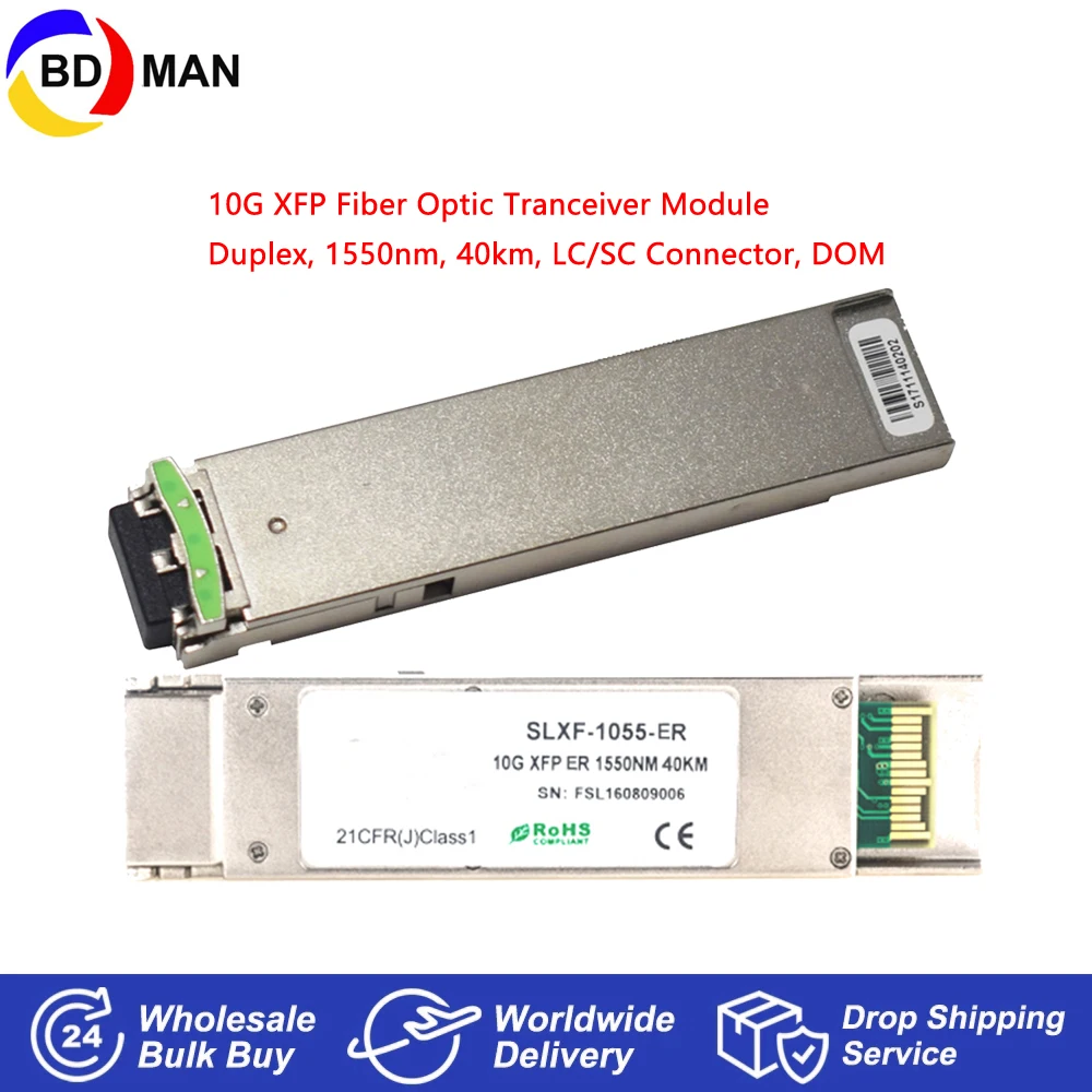 10Gbps-XFP-LC-Connector-Transceiver-Module-1550nm-Up-to-40km-DOM-Single ...