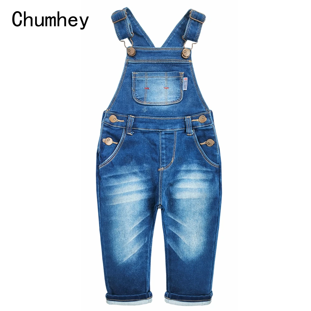 Chumhey 1 6T Baby Boys Overalls Girls Soft Cotton Denim Toddler Bib ...