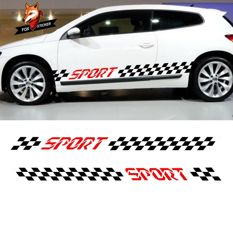 Racing Car Side Stickers