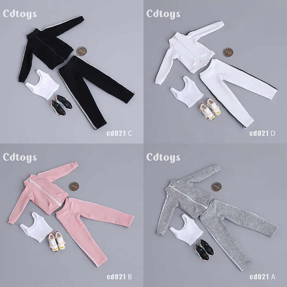 1-6-Scale-Sexy-Four-piece-Suit-Sportswear-Jacke-Vest-Pants-Costume ...