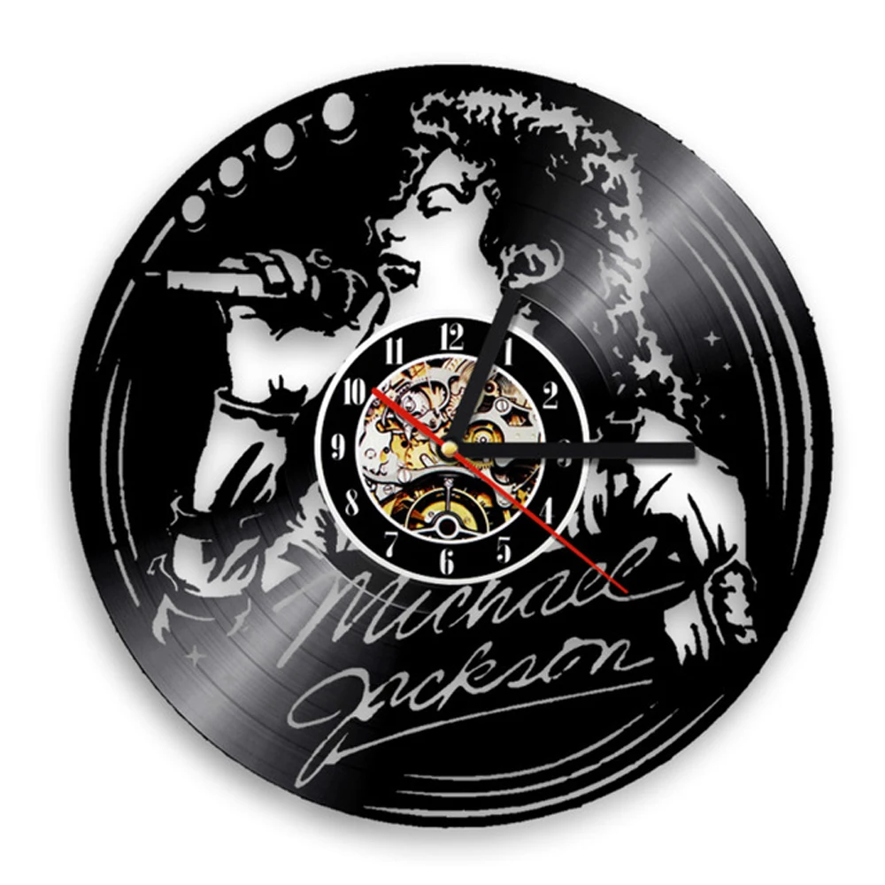 Digital-Wall-Clock-Modern-Design-Michael-Jackson-Vinyl-Record-Wall ...
