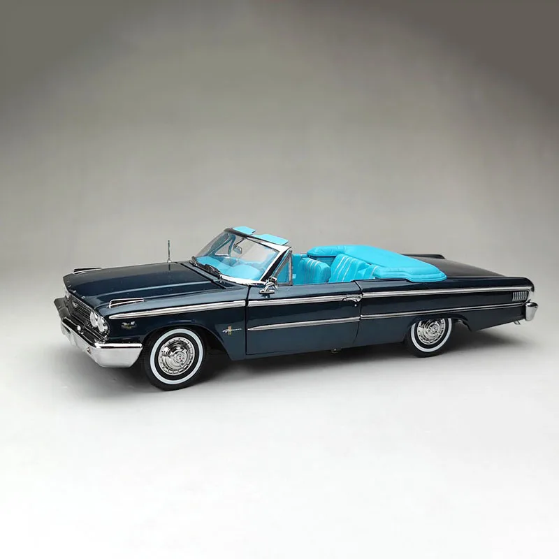 1:18 Scale Diecast Alloy 1963 Classic Ford 500xl Open Convertible Car ...