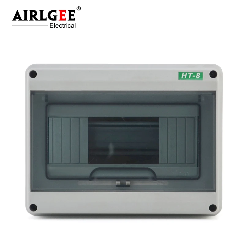 8 Way Ip65 Waterproof Ht-8 Way Plastic Distribution Box Circuit Breaker ...