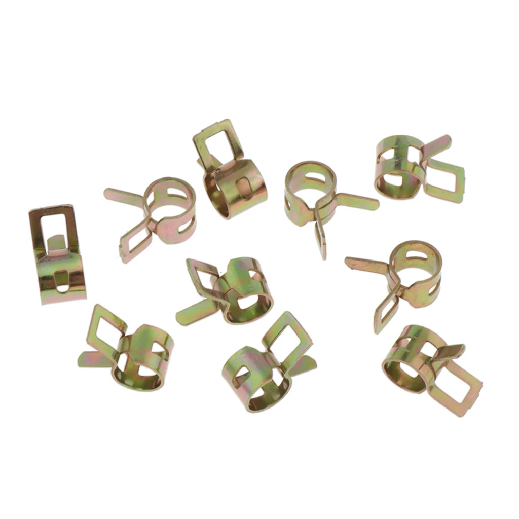 8mm Fuel Line Hose Tubing Spring Clips Clamps 10 Pieces/Set|Fuel Inject ...