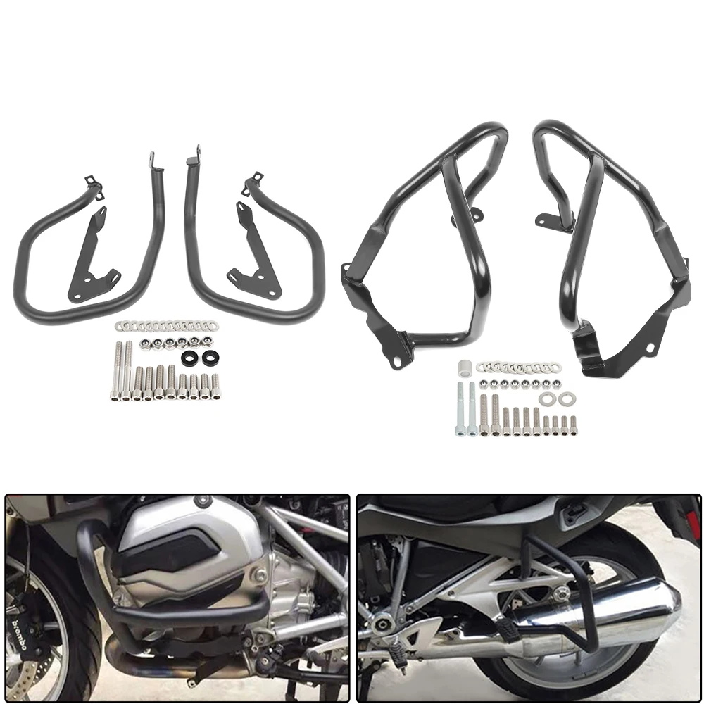 For Bmw R1200rt R1200 Rt 2014-2018 Motorcycle Crash Bars Saddlebags ...