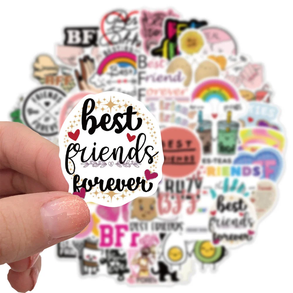 Travel Stickers Luggage | Best Friends Stickers | Stickers Friendship ...