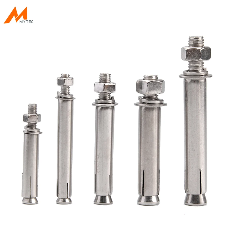 Tornillos de perno de expansión de tuerca hexagonal externa M6 M8 M10, acero inoxidable 304, 6 ...