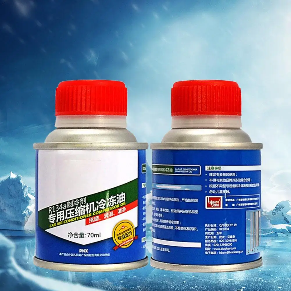 Automotive R134a Refrigerant Oil Compressor Oil For Car Truck Bus ...