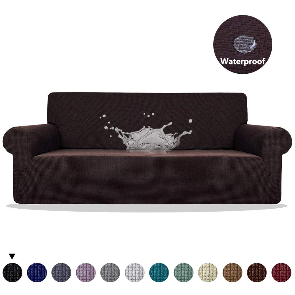 Meijuner Sofa Cover Waterproof Solid Color High Stretch Slipcover All Meijuner Sofa Cover Waterproof Solid Color High Stretch Slipcover All