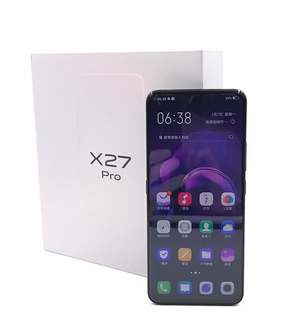 Stock Vivo X27 Pro Mobile Phone Elevating Camera 6. 7″ Front 32MP Rear ...
