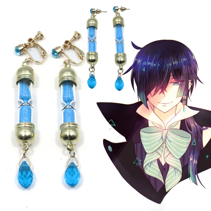The Case Study Of Vanitas Earrings Anime Cosplay Props Hourglass ...