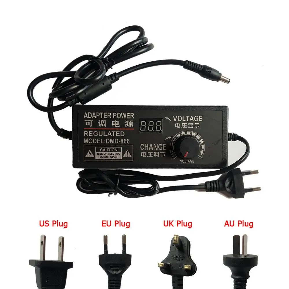 Digital Power Adapter Speed Control 24V 12V Voltage Regulated Power ...