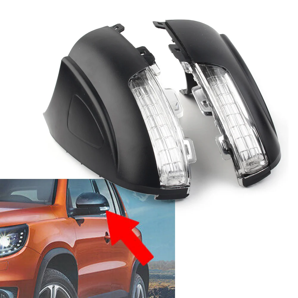 1Pair-Car-Side-Rear-View-Mirror-Turn-Signal-Light-Lamp-for-VW-Tiguan ...