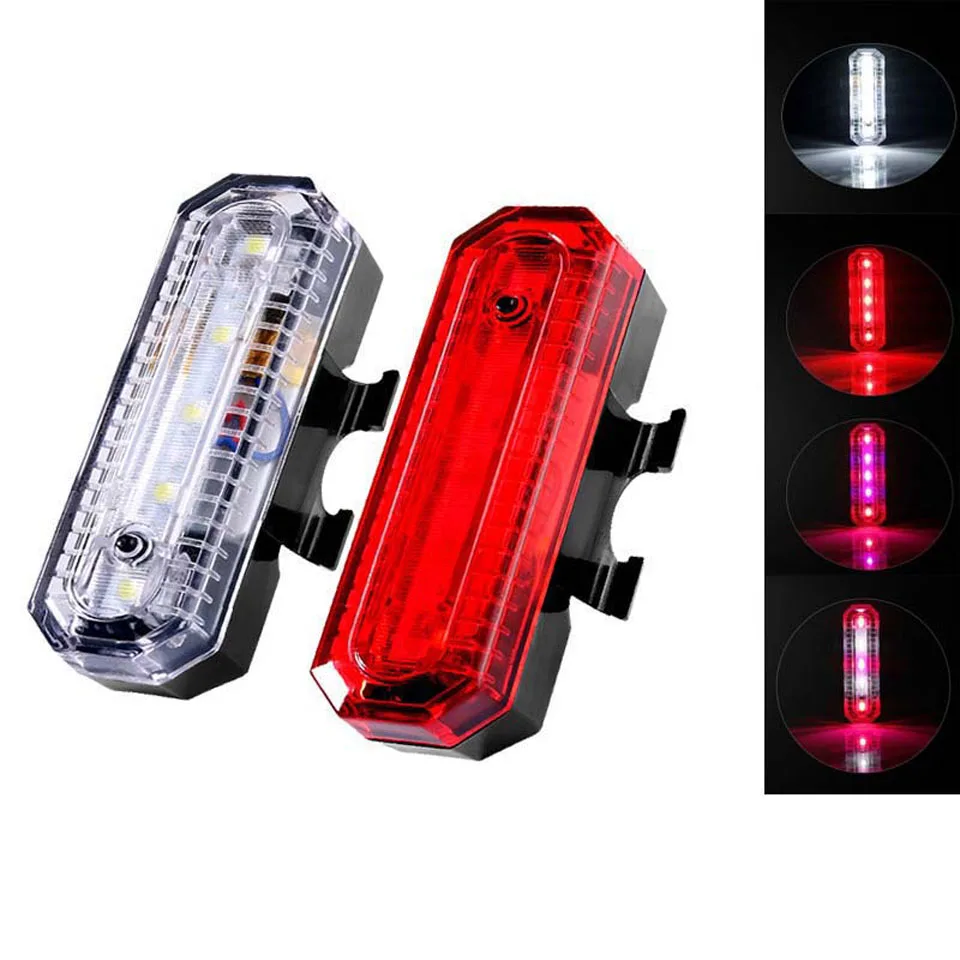 Led Bicycle Taillight Bike Lights | Bicycle Tail Light Rechargeable - 4 ...
