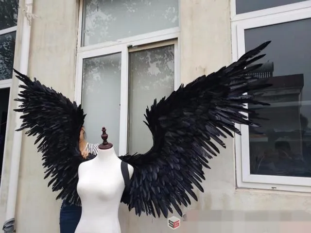 Huge Black Wings