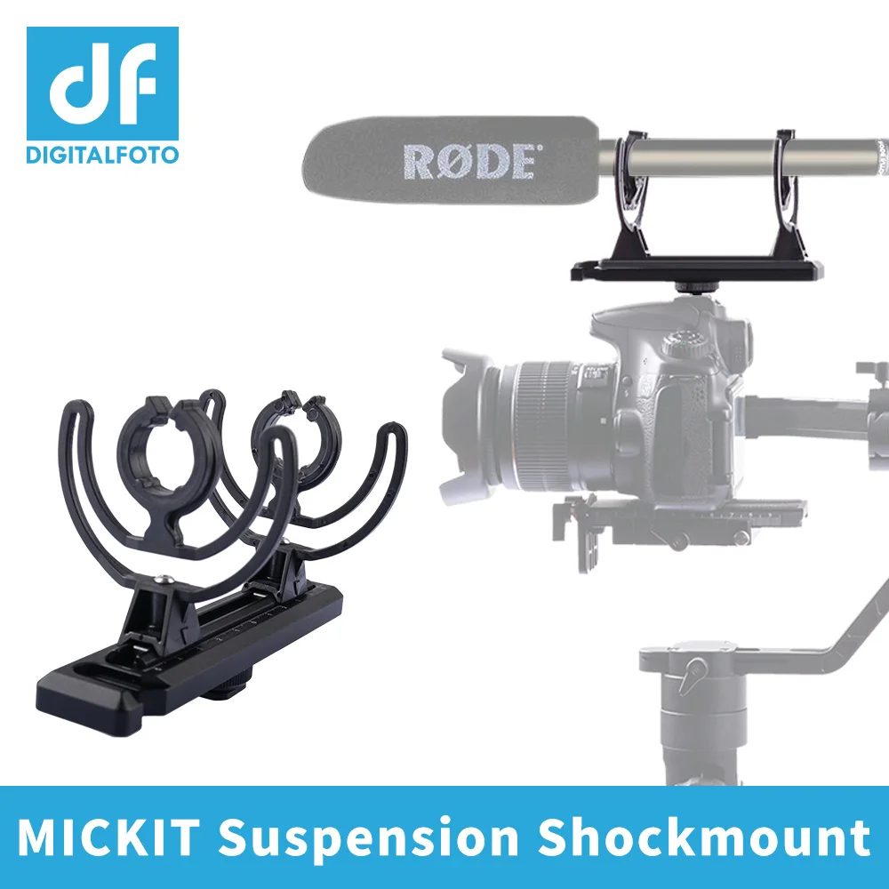 Df Mic Shock Mount Reduce Vibration Portable Lightweight Microphone ...