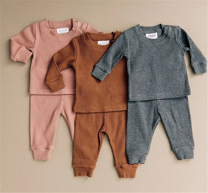 Toddler-Kids-Baby-Girl-Boy-Knitted-Cotton-Sets-Fall-Clothes-Long-Sleeve ...