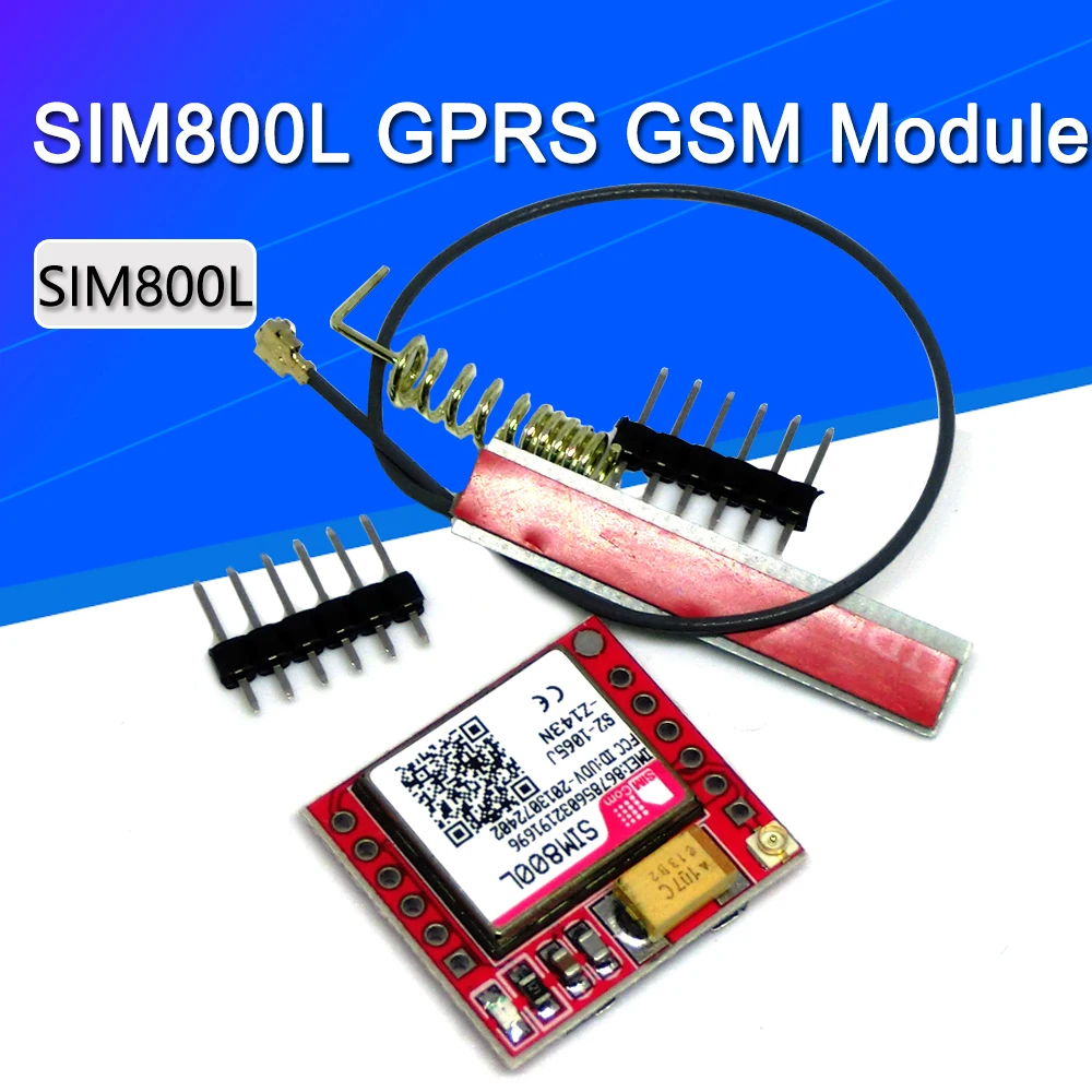 SIM800L-GPRS-GSM-Module-Core-Quad-band-TTL-Serial-Port-IPX-Interface ...
