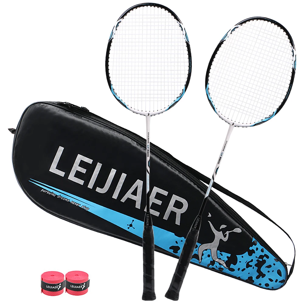 2pcs Integrated Badminton Racket Professional Carbon Composite ...