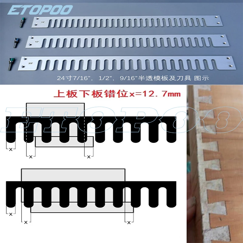 12"/24" Half Straight Template Milling Template Milling Cutter For ...