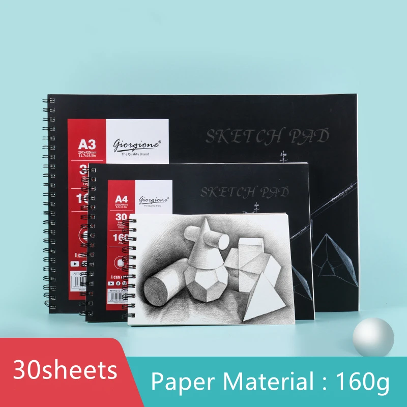 30-Sheet-A3-A4-A5-Watercolor-Sketchbook-Paper-for-Drawing-Painting ...