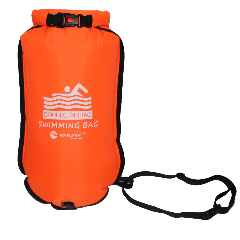 20L-Inflatable-Open-Swimming-Buoy-Tow-Float-Dry-Bag-Double-Air-Bag-with ...