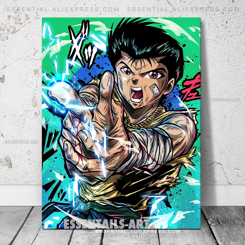 Yu Yu Hakusho Yusuke Urameshi Canvas Wall Art Poster Home Decor ...