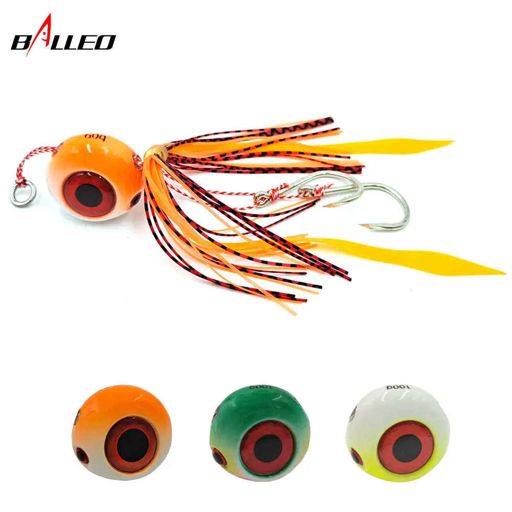 60g/80g/100g/ Metal Tenya Madai Kabura Jig deep sea slow jig head with ...