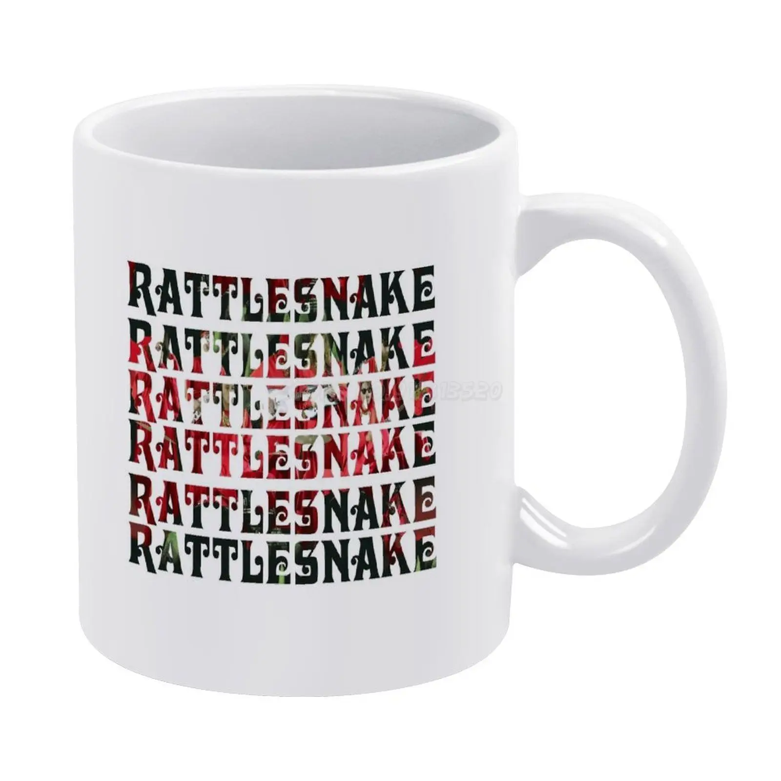Rattlesnake Shaped Coffee Mugs
