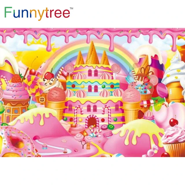 Candyland Party Background
