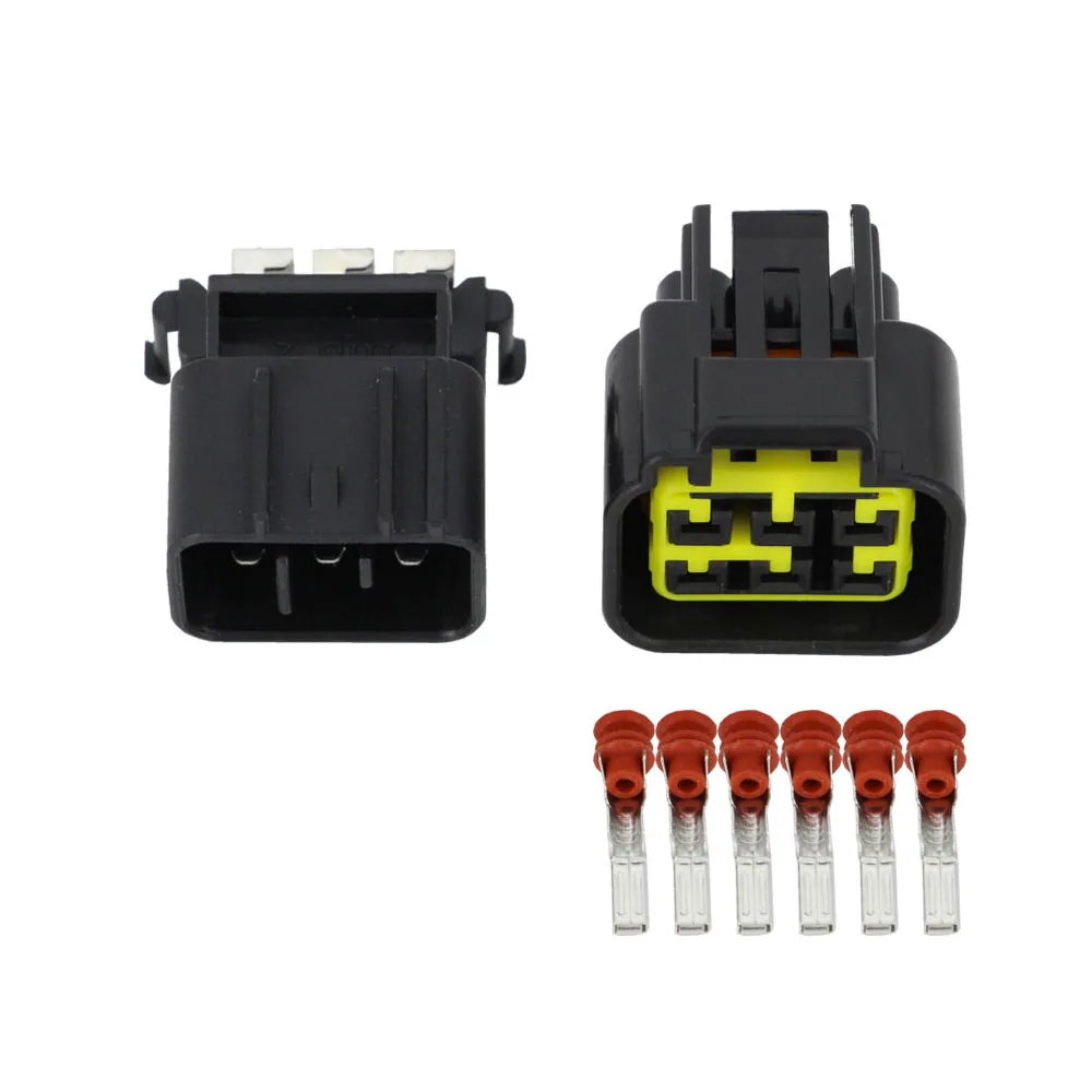 6 Pin Plastic Parts Car Connector Motorcycle Connector With Terminal ...