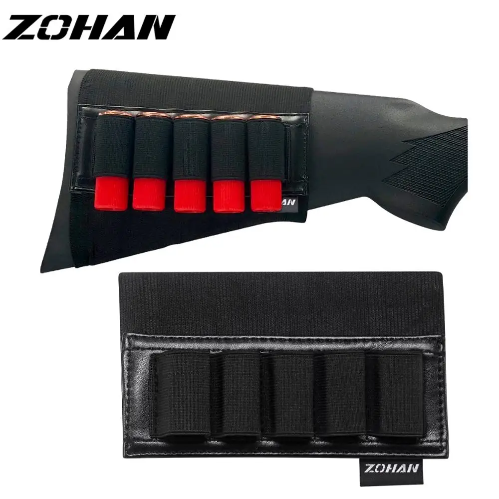 ZOHAN-5-Rounds-Shotgun-Shell-Holder-On-Stock-Cartridge-Holder-Buttstock ...