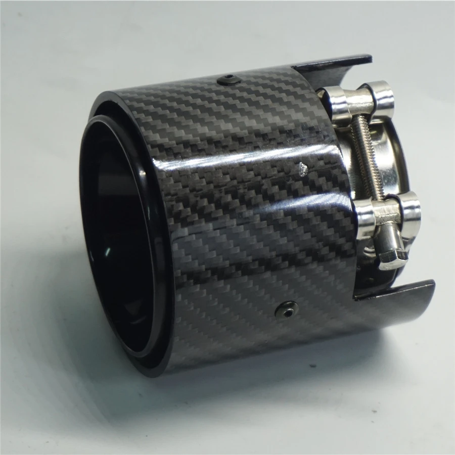 2 x Short Car Styling Inlet 66mm/70mm/73mm Outlet 93mm M Performance ...
