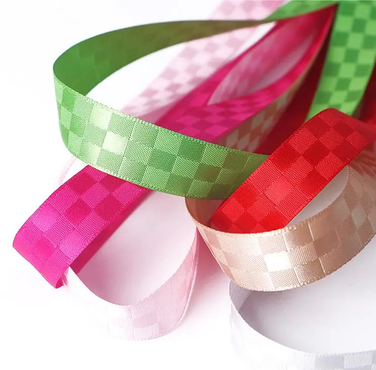 Hot Checkered Satin Ribbon Girl's Bowknot Christmas Gift Flowers ...