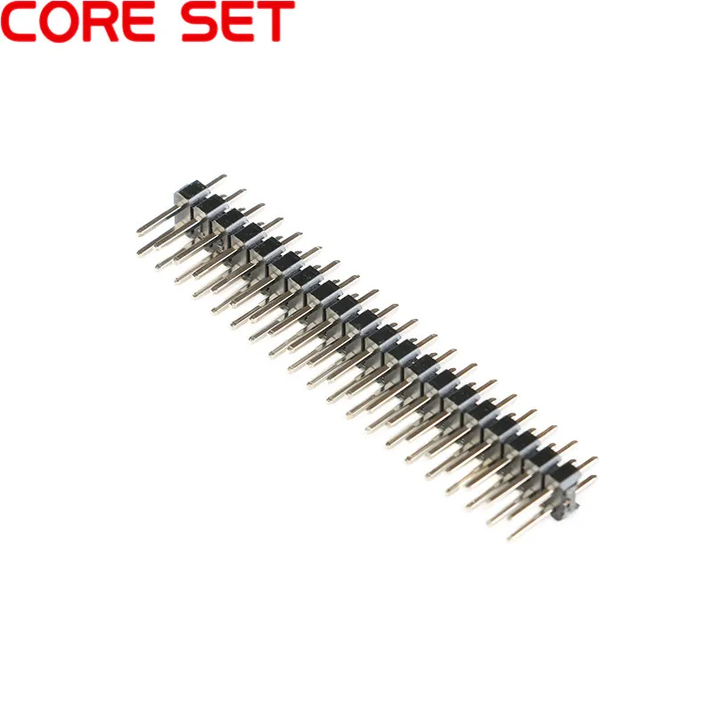 10pcs/lot 2.54mm 2x20 Pin Break-away Dual Male Header Pin for Raspberry ...