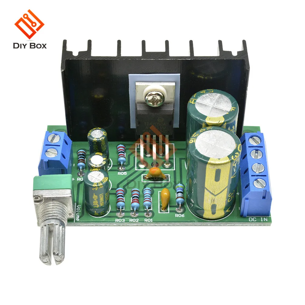 TDA2050 Mono Amplifier Board 5W-120W DC 12-24V Digital Audio Power AMP ...