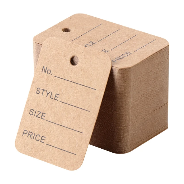 Price Tags For Clothing