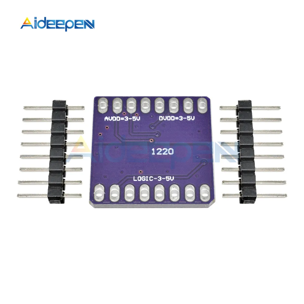 Высокоточный CJMCU-1220 ADS1220 ADC SPI низкая мощность 24 бит A/D преобразователь модуль ...